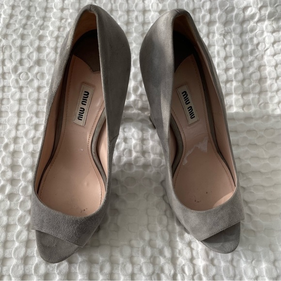 Miu Miu | Shoes | Miu Miu Platform Heels 38 | Poshmark